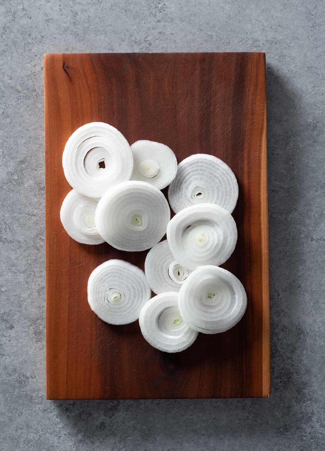 Onion to cups conversion (sliced, chopped, medium-diced, minced)